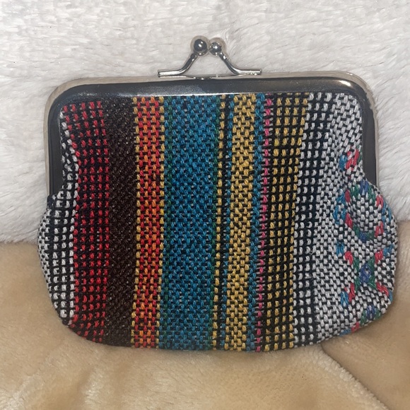 Bags | 21 Aztec Mixed Pattern Snap Closure Coin Pursewalletbrand New ...